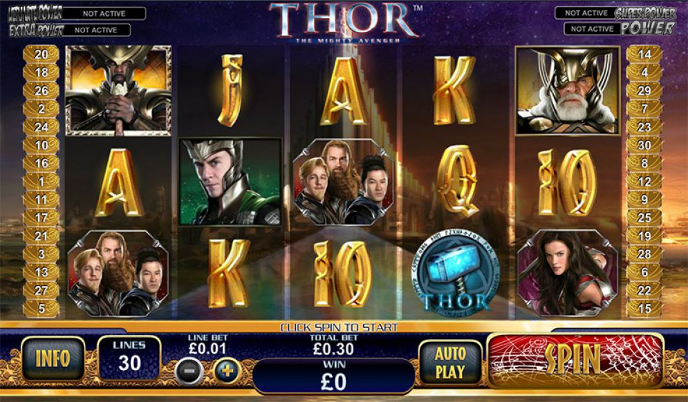 Thor the mighty Avenger slot Review - | Free Spins UK 2021